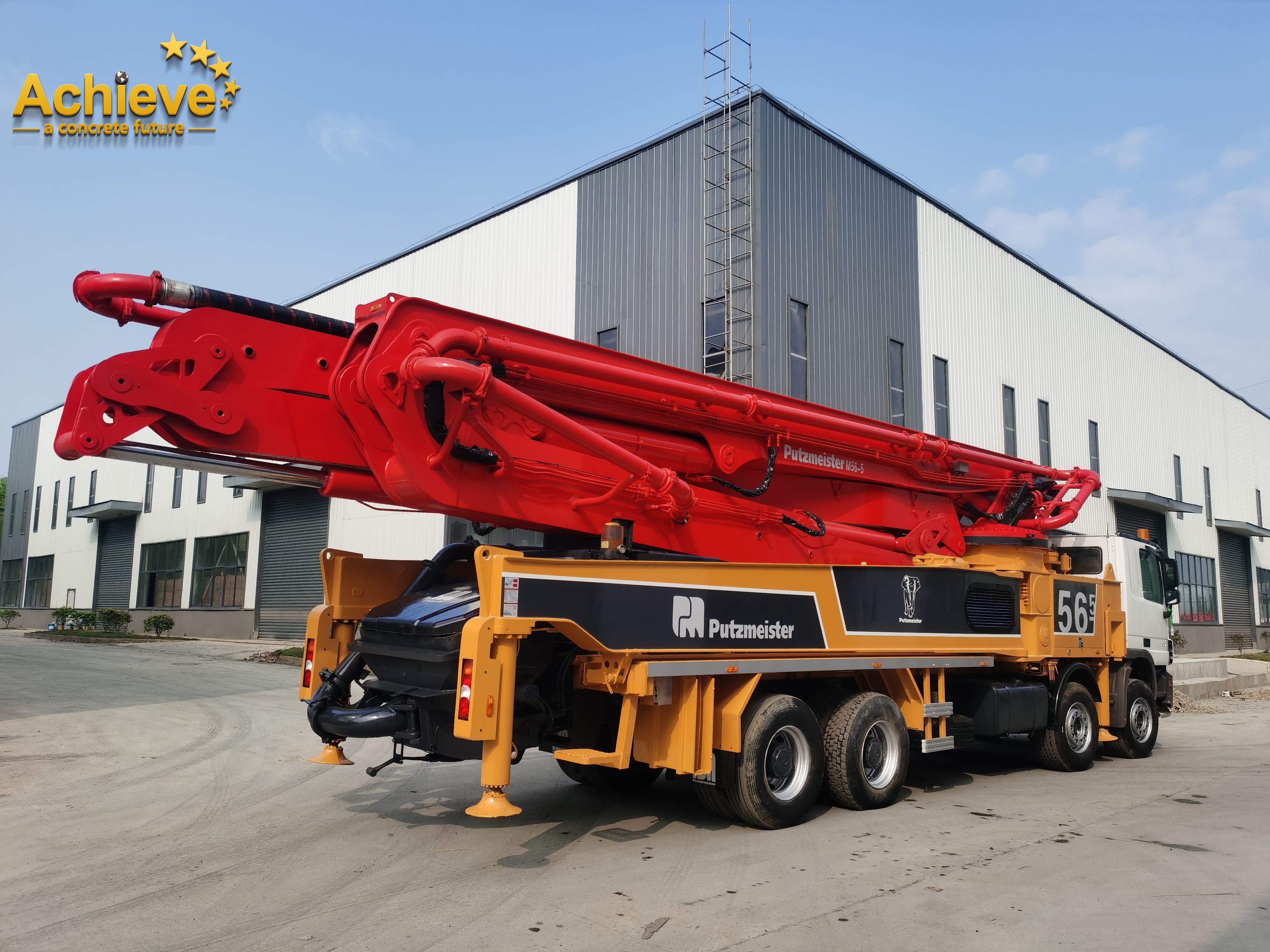 Putzmeister M56-5 on Mercedes is ready