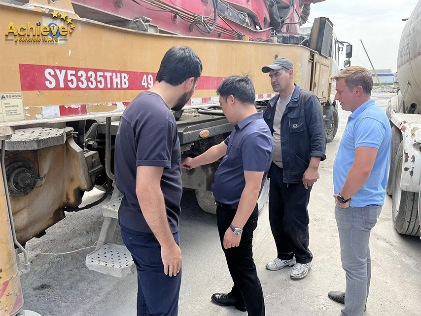 ACHIEVE service engineer visit customer